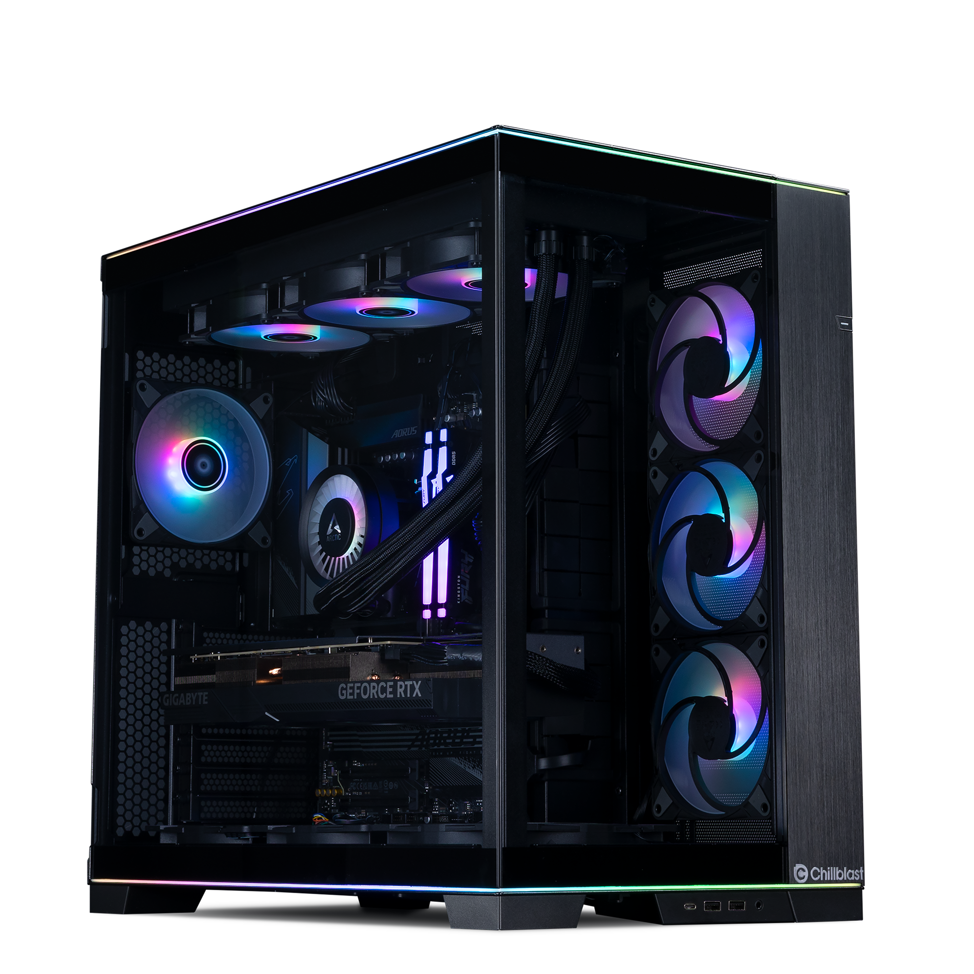 The Vertex Ryzen 7 RTX 5080 Edge Gaming PC - Chillblast